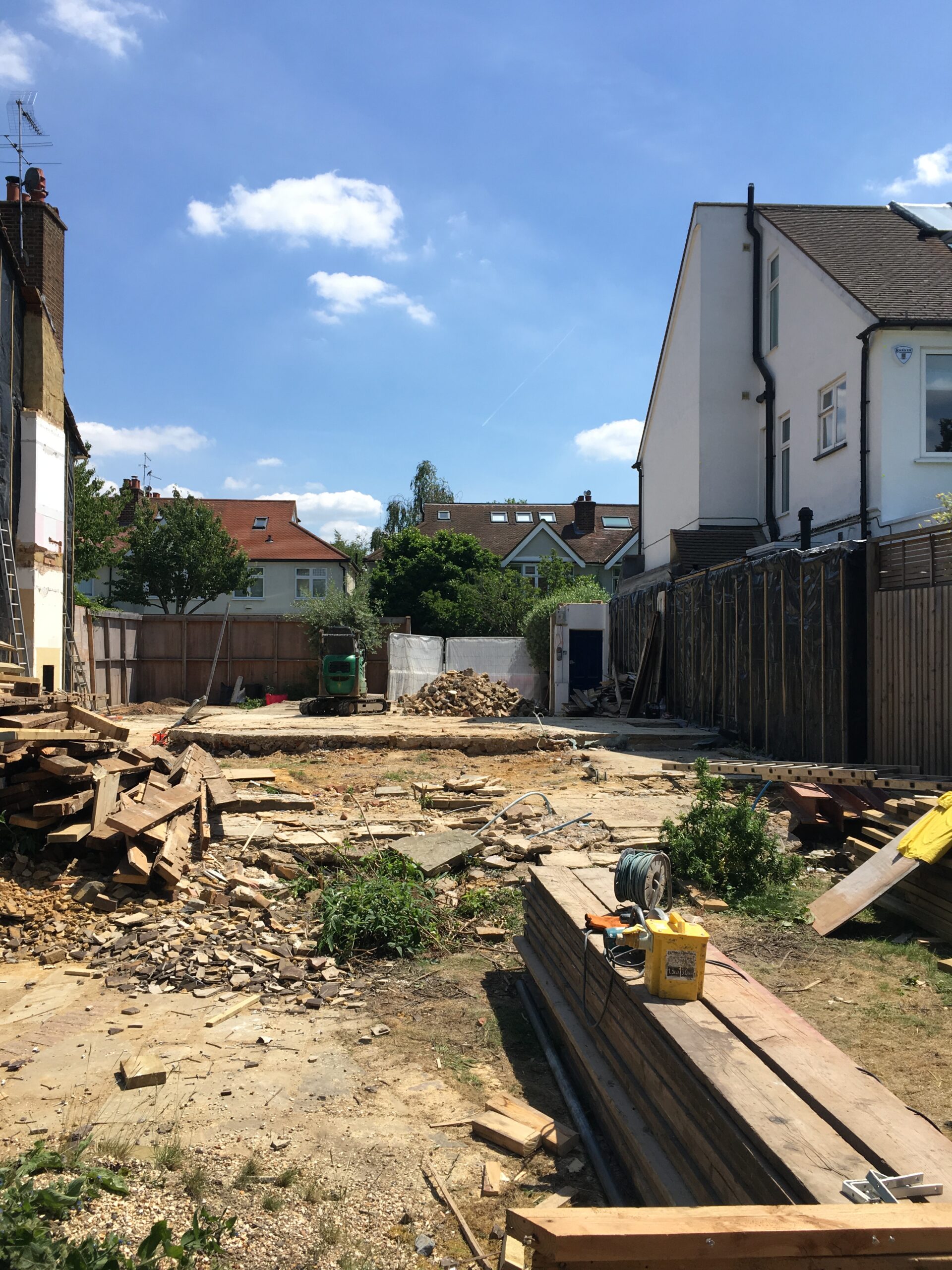 London Barnes | new build | underpinning | basement | reinforcement ...